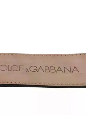 Dolce & Gabbana Buckle Leather Belt