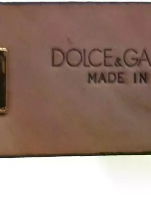 Dolce & Gabbana Buckle Leather Belt
