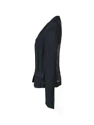JIL SANDER Raw Edge Single-breasted Blazer