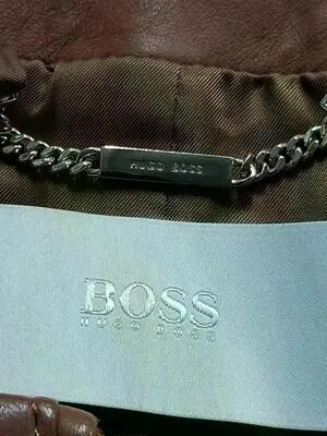 BOSS Zip-up Leather Jacket