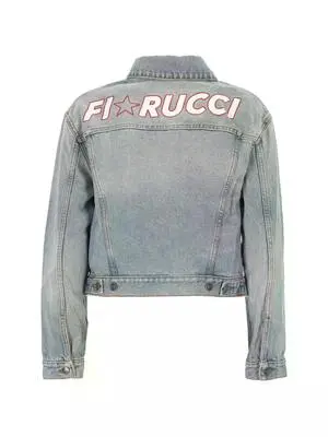 Fiorucci Logo Embroidered Denim Jacket
