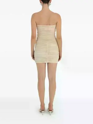 MAYGEL CORONEL Floral-appliqué Ruched Mini Skirt