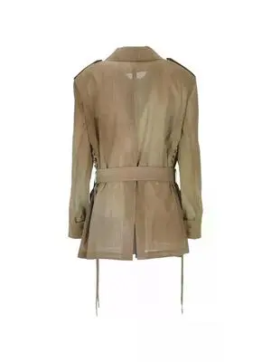 Ermanno Scervino Belted Shirt Jacket