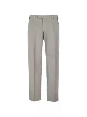 MICHAEL COAL Tailored Straight-leg Trousers - Grey