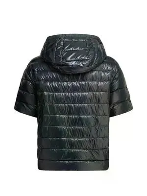 Herno Quilted Hooded Reversible Puffer Jacket - Blue