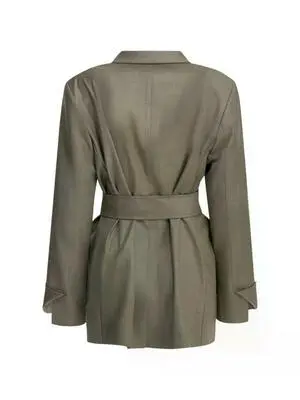 SA SU PHI Belted Double-breasted Coat