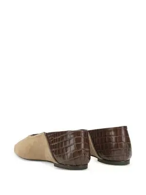 AMMB MILANO Leather Ballet Flats