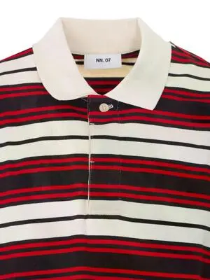 Nn07 Lionel Striped Polo Shirt