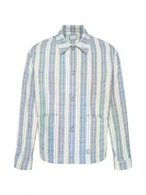 WOOYOUNGMI Stripe-pattern Textured Jacket