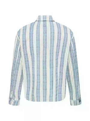 WOOYOUNGMI Stripe-pattern Textured Jacket