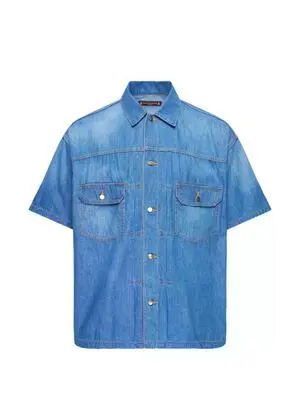 MASTERMIND WORLD Skull-patch Short-sleeve Shirt