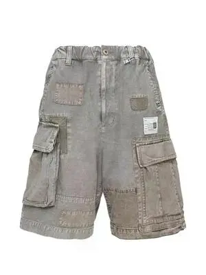 Mihara Yasuhiro Repaired Cotton Cargo Shorts