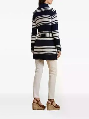 Ralph Lauren Striped Belted Cardigan