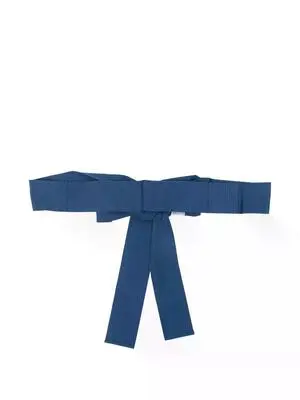 SARA ROKA Grosgrain Ribbon Bow Belt