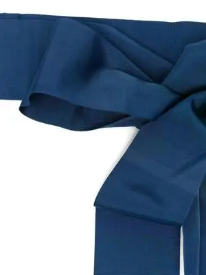 SARA ROKA Grosgrain Ribbon Bow Belt