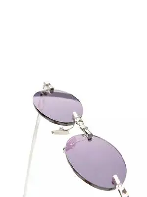 KUBORAUM Frameless Oval Sunglasses