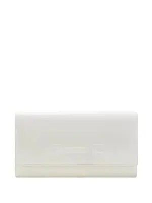 Elisabetta Franchi Leather Clutch Bag - Neutrals