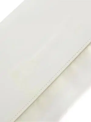 Elisabetta Franchi Leather Clutch Bag - Neutrals