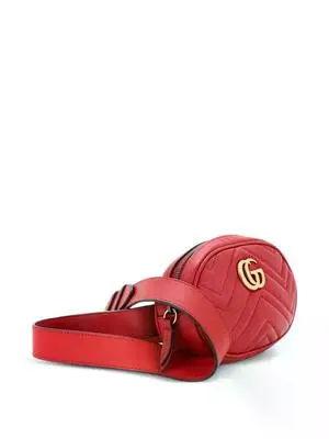 Gucci Gg Marmont Matelasse Leather Belt Bag
