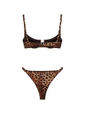 MC2 SAINT BARTH Leopard Print Bikini