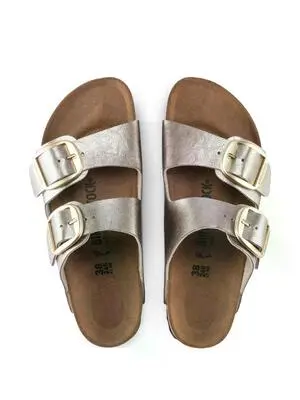 BIRKENSTOCK Arizona Big Buckle Metallic Sandals
