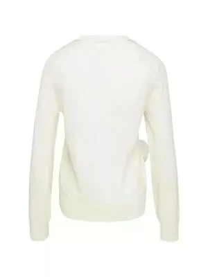 Comme Des Garçons Floral-appliqué Sweater