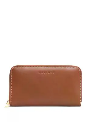 Orciani Logo-debossed Leather Wallet - Brown