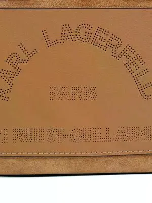 Karl Lagerfeld Leather Logo-print Mini Tote Bag