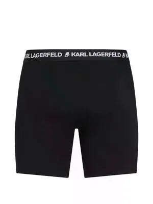 Karl Lagerfeld Logo-waistband Boxers - Grey
