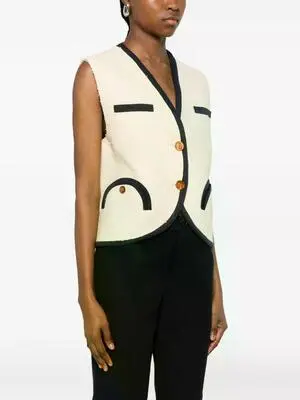 BLAZÉ MILANO Contrast-trim Waistcoat