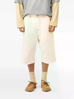 AMI Paris Cotton Wide-fit Shorts