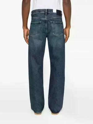 SUNFLOWER Faded-effect Straight Leg Jeans