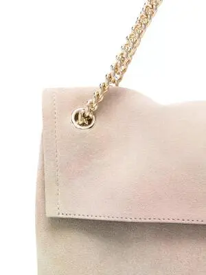 Orciani Suede Chain-link Shoulder Bag - Neutrals