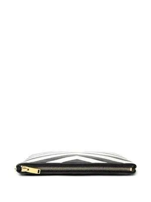 Saint Laurent Cassandre Chevron Print Pouch