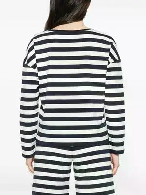 MARGITTES Striped Long-sleeve T-shirt