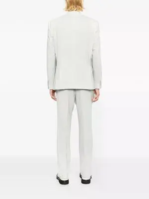 BOSS Patterned Single-breasted Suit - Grey