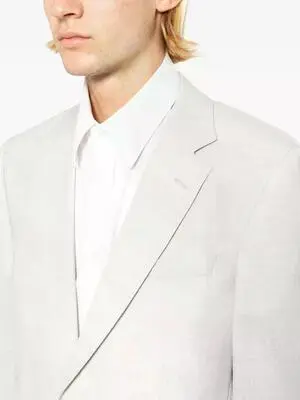 BOSS Patterned Single-breasted Suit - Grey
