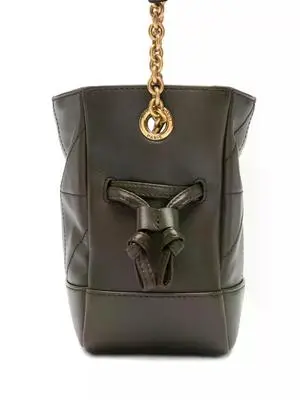 Saint Laurent Mini Jamie Quilted Clutch - Brown