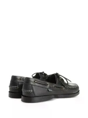Paraboot Barth Lace-up Boat Shoes - Black