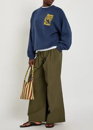 DAMSON MADDER Printed Cotton Sweatshirt