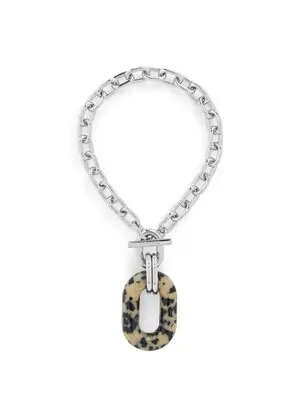 Rabanne Xl Link Choker Necklace - Silver