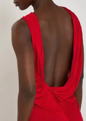 Rick Owens Shailee Draped Mini Dress