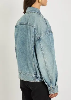 Saint Laurent Panelled Jacket - Denim