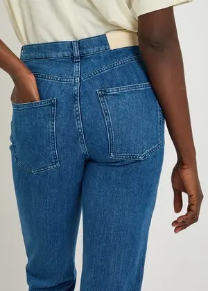 Another Tomorrow Slim-leg Denim Jeans - Blue