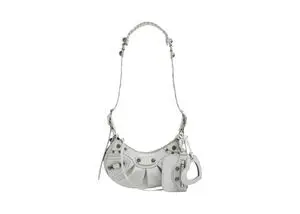 Balenciaga Le Cagole Xs Shoulder Bag - Silver Glitter