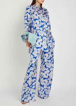 Stella McCartney Floral-print Silk Shirt