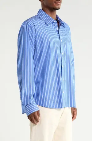 CORRIDOR Berg Stripe Button-up Shirt