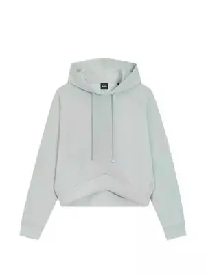 BOSS Cropped Drawstring Hoodie