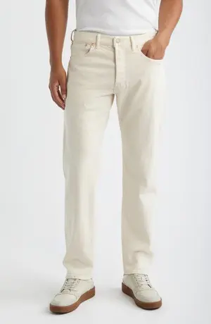 Madewell The 1991 Artisan Comfort Selvedge Straight Leg Jeans - Ecru