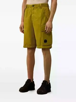 C.P. COMPANY Lens-detail Cargo Shorts - Green